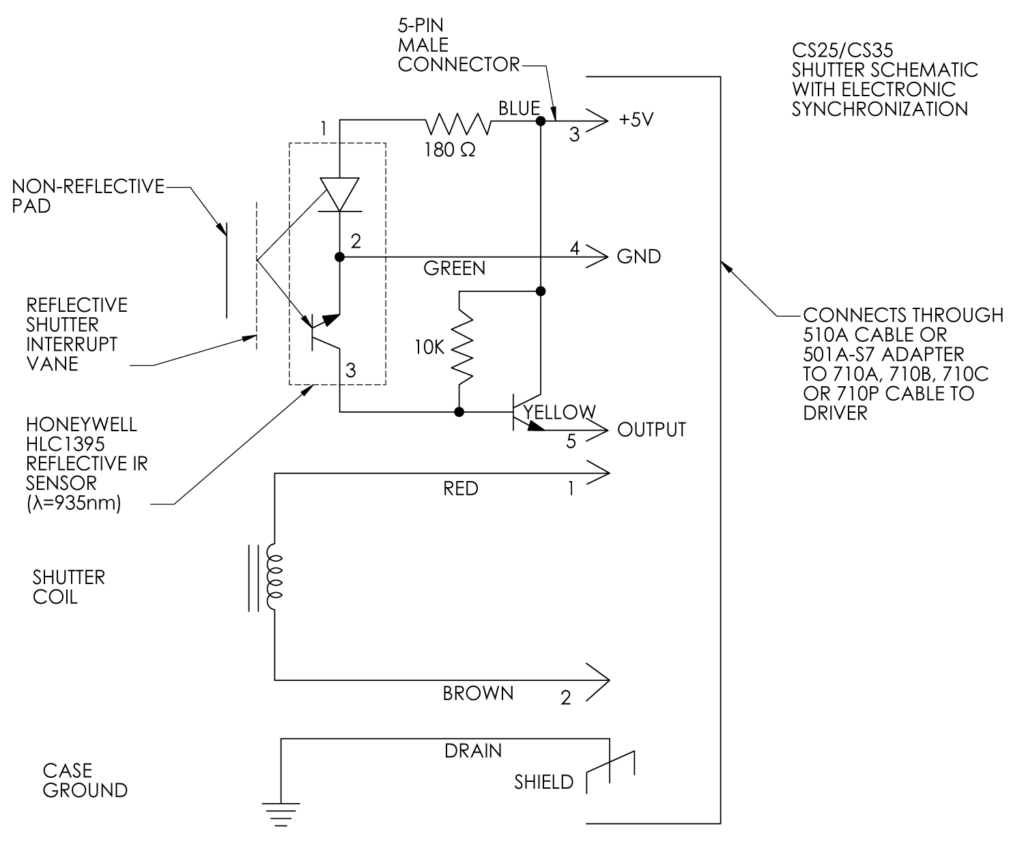 CS35 35mm Optical Shutter - Uniblitz Shutter Systems